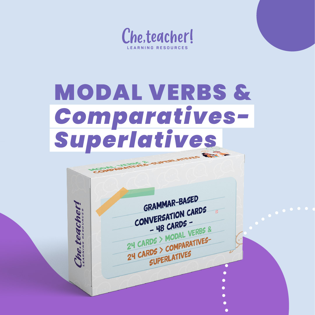 Conversation Cards- COMBINADAS: Modal Verbs & Comparatives and ...